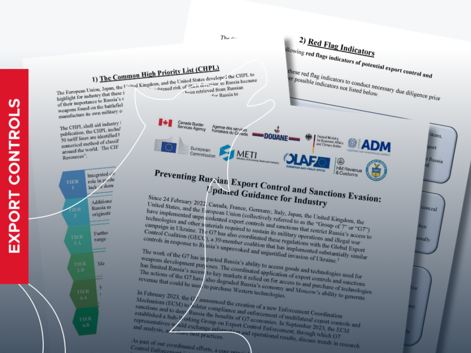 Preventing Russian Export Control and Sanctions Evasion: an updated ...